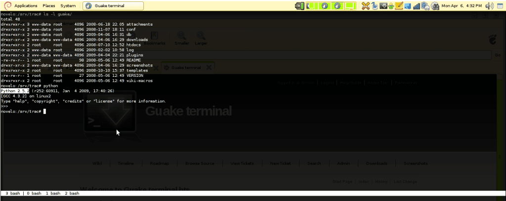 Install the coolest Ubuntu terminal software - Guake - Virtualization Howto