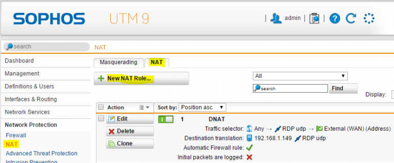 How to configure Port Forwarding in Sophos UTM - Virtualization Howto