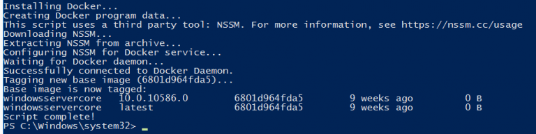 Windows Server 2016 Containers Basic Setup - Virtualization Howto