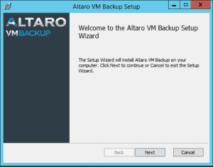Altaro VM Backup Install and configuration - Virtualization Howto