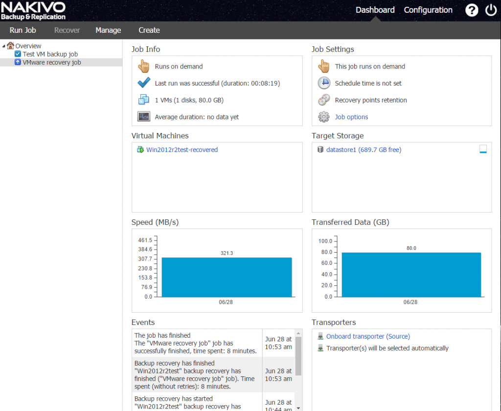 Nakivo Backup & Replication v6.0 Install and Impressions ...