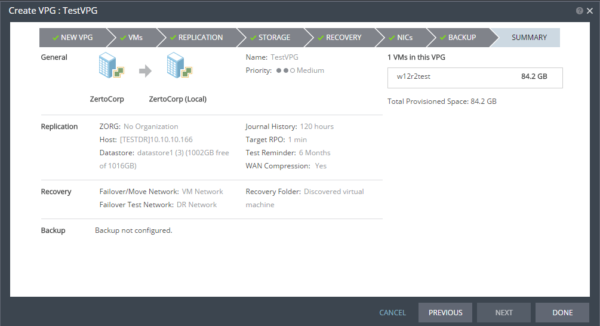 Zerto basic setup and configuration - Virtualization Howto