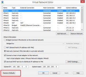 Troubleshooting VMware Workstation Network connectivity ...