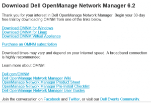 Dell Openmanage Network Manager 6.2 Appliance Install and Configure - Virtualization Howto