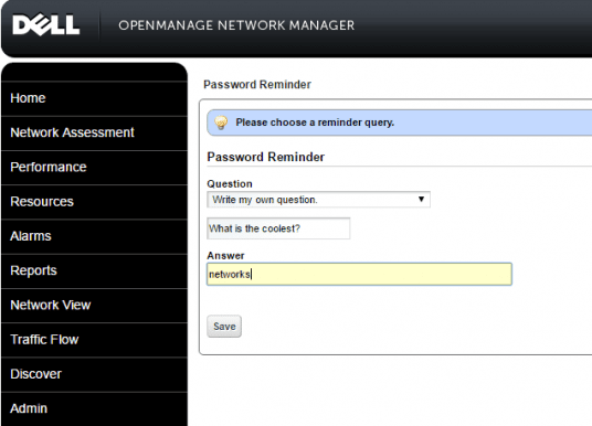 Dell Openmanage Network Manager 6.2 Appliance Install and Configure ...