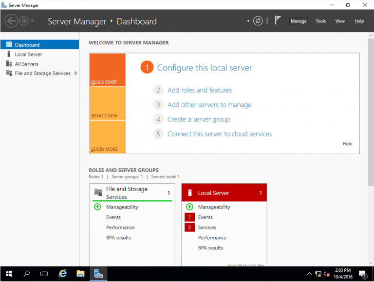 Windows Server 2016 RTM Installation and Configuration - Virtualization ...