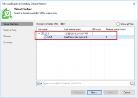Veeam Restore Windows Server 2016 Active Directory Objects - Virtualization Howto