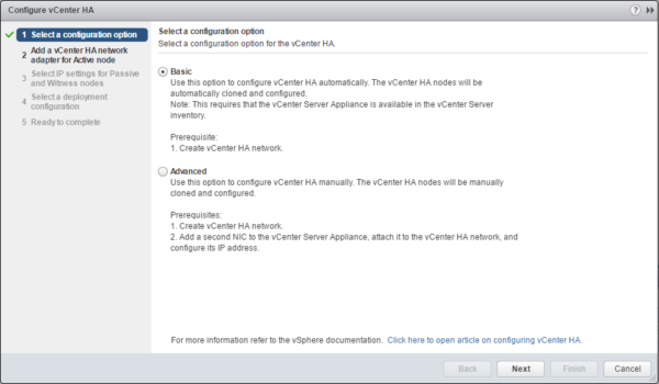 How to Configure VMware VCSA 6.5 HA - Virtualization Howto