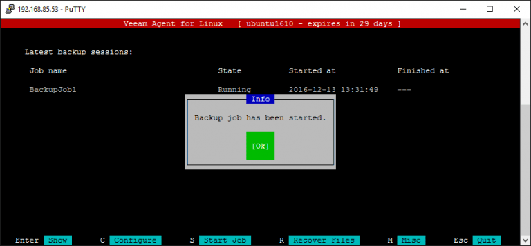 Veeam Linux Agent Installation And Configuration Virtualization Howto