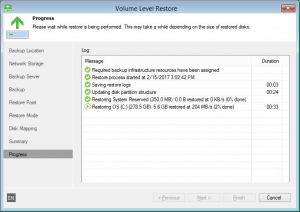 Veeam Windows Agent Bare Metal Restore to VM - Virtualization Howto