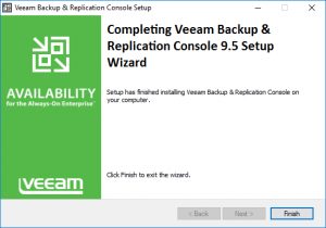 Install Veeam 9.5 Backup and Replication Remote Console with PowerShell Snapin - Virtualization ...