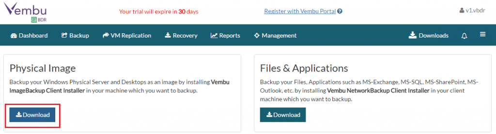 Vembu BDR Suite Protecting Virtual and Physical Servers - Virtualization Howto