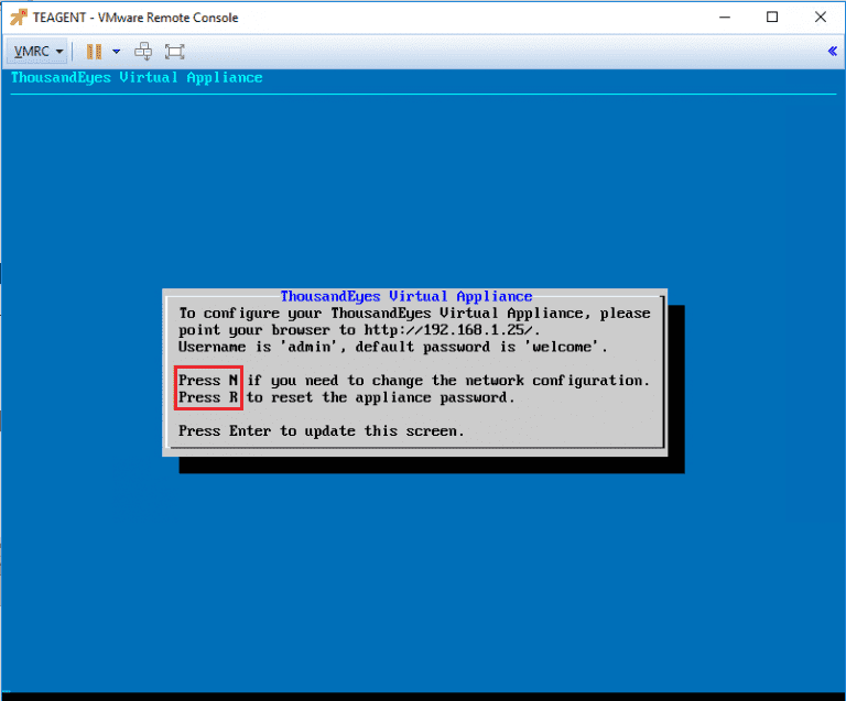 Installing and Configuring Thousandeyes Enterprise Agents - Virtualization Howto