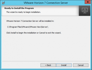 Installing VMware Horizon View 7.1 Connection Server - Virtualization Howto