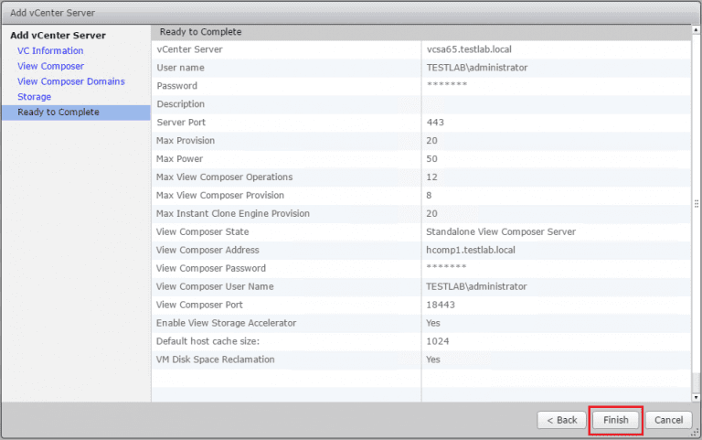Setup VMware Horizon View Connection Server vCenter Connection - Virtualization Howto