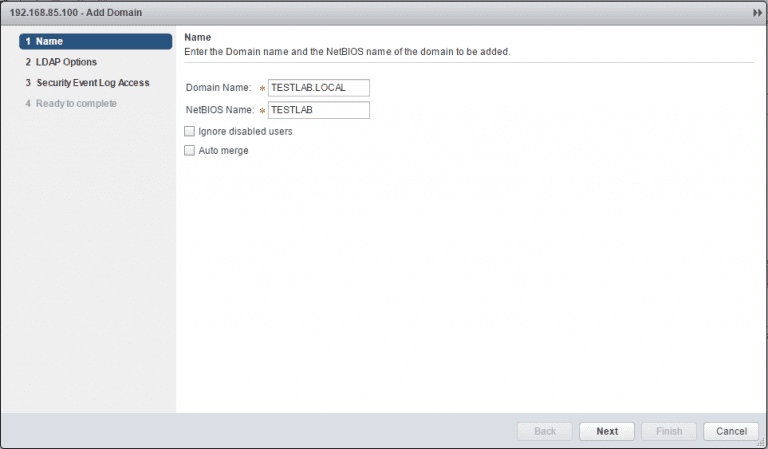 Add VMware NSX Identity Source Domain - Virtualization Howto
