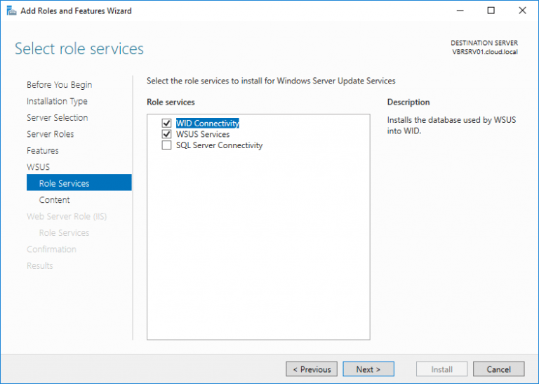 Install and Configure Windows Server 2016 WSUS - Virtualization Howto