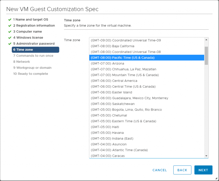 Using Vmware Vsphere Vm Customization Specification Virtualization Howto