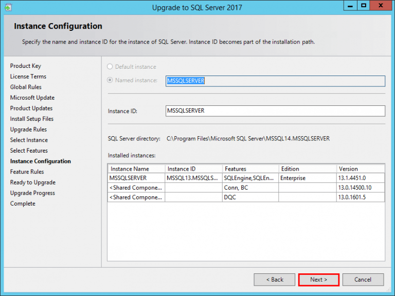 Upgrade SQL Server 2016 to 2017 - Virtualization Howto