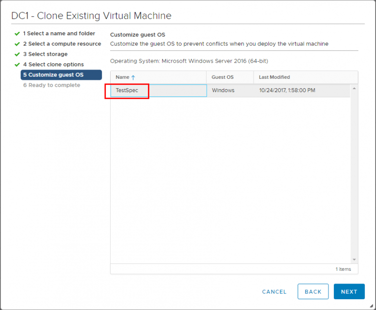 Using Vmware Vsphere Vm Customization Specification Virtualization Howto