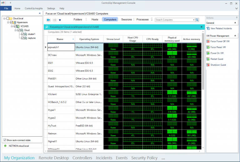 ControlUp VMware Performance and Health Monitoring - Virtualization Howto