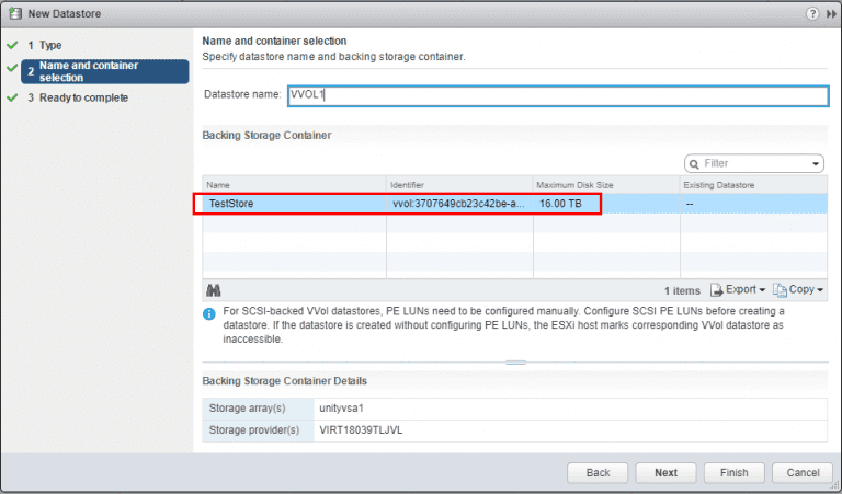 VMware VVol Testing with Dell EMC Unity VSA - Virtualization Howto