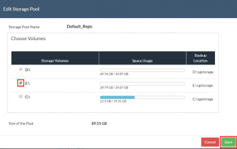 Adding Backup Space with Vembu BDR Suite Storage Pools - Virtualization Howto