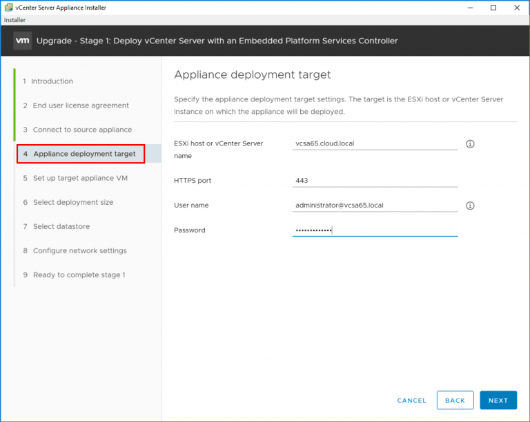 Upgrading To Vmware Vcenter Server Vcsa 67 Virtualization Howto