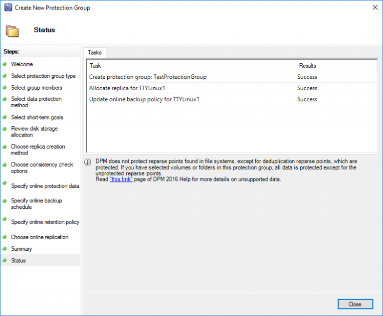 Create VMware Data Protection Group Microsoft Azure Backup Server ...