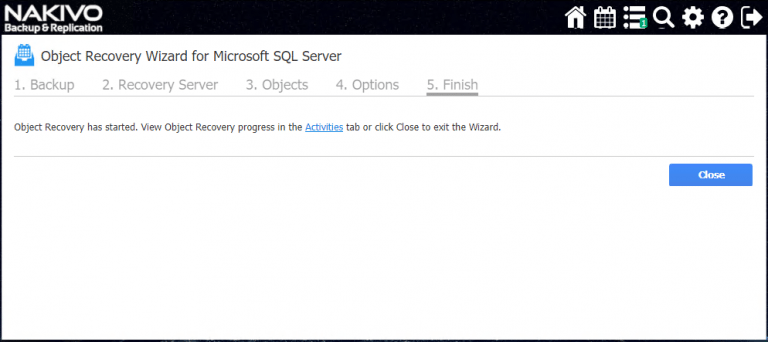 SQL Server 2017 Instant Object Recovery with NAKIVO Backup and ...