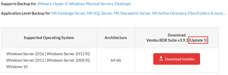Vembu BDR Suite Backup Supports VMware vSphere 6.7 - Virtualization Howto
