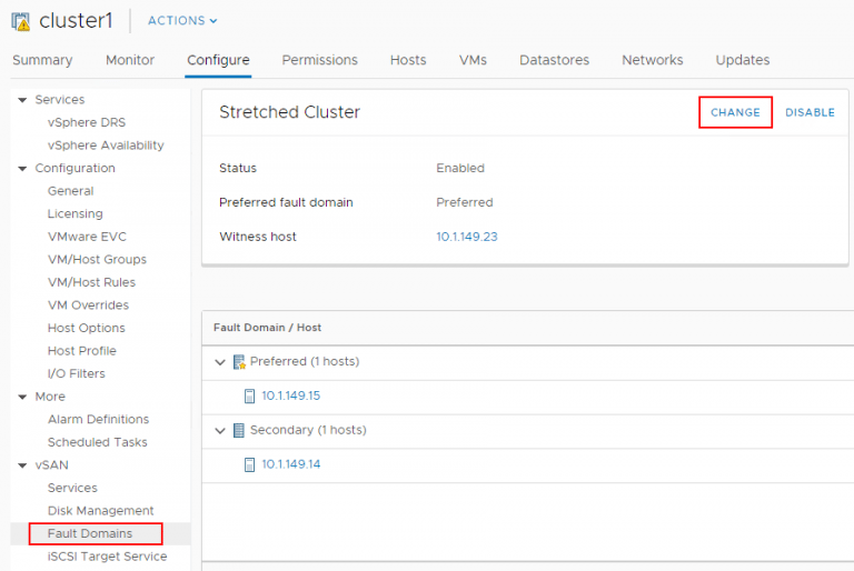 Replace or Change VMware vSAN Witness Host with vSphere 6.7 Appliance ...