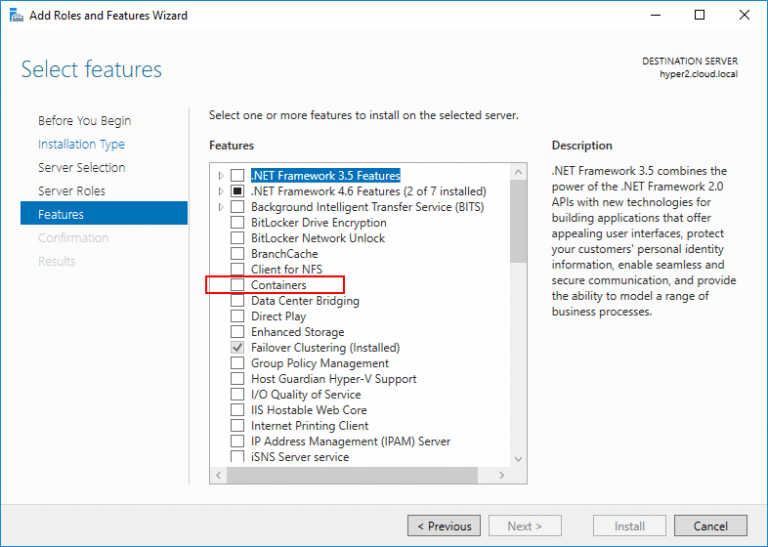 Installing and Configuring Windows Server 2016 Hyper-V Containers ...