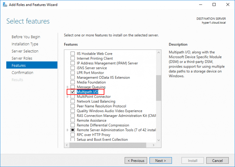 Hyper V Cluster Mpio Iscsi Installation And Configuration Virtualization Howto