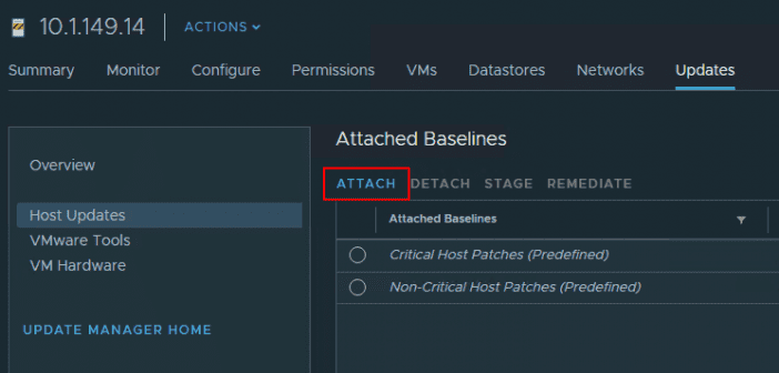 Upgrade To Vmware Vsphere Esxi 67 Update 1 Using Vum Virtualization