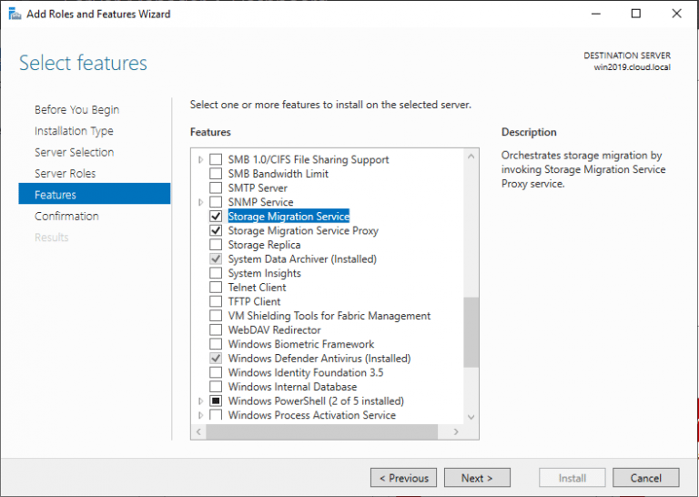 Migrate from Windows Server 2003 to Windows Server 2019 with Storage ...