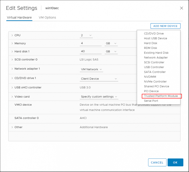Securing VMware Virtual Machines with Encryption VBS and vTPM - Virtualization Howto