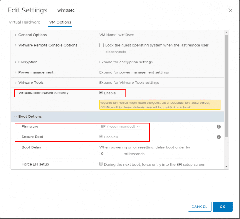 Securing Vmware Virtual Machines With Encryption Vbs And Vtpm Virtualization Howto 
