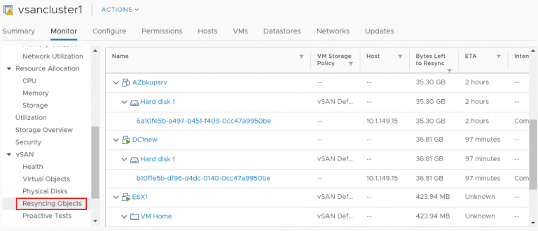 Replacing VMware vSAN Cache Disk and Resyncing vSAN Objects - Virtualization Howto
