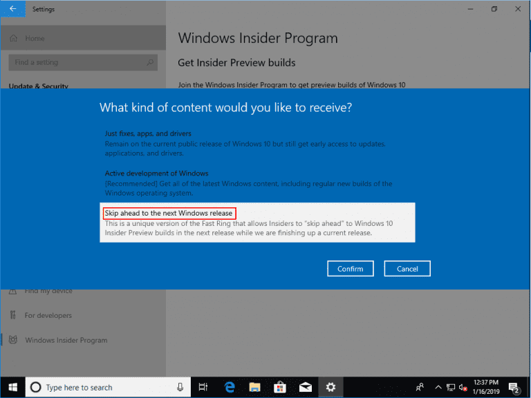 Installing Windows 10 Insider Preview 18317 New Features No ISO ...