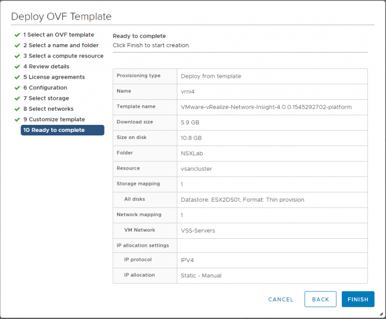 Installing vRealize Network Insight 4.0 Platform and Proxy Appliances - Virtualization Howto
