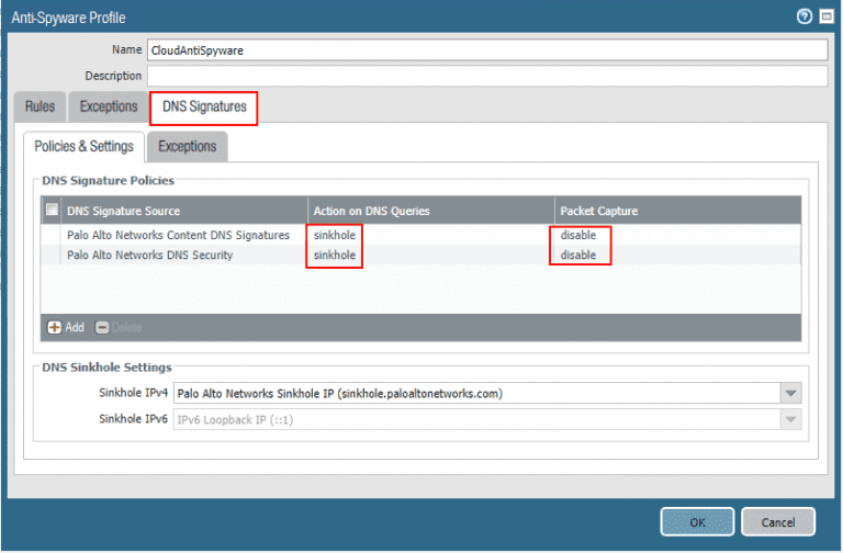 Create DNS Sinkhole to Block Malware Domains with PAN-OS 9.0 ...
