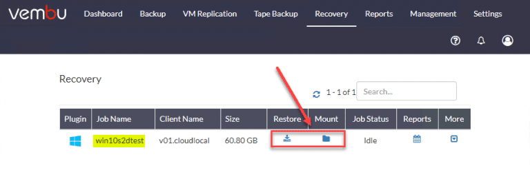 Windows Server 2019 Storage Spaces Direct Backups with Vembu BDR Suite - Virtualization Howto