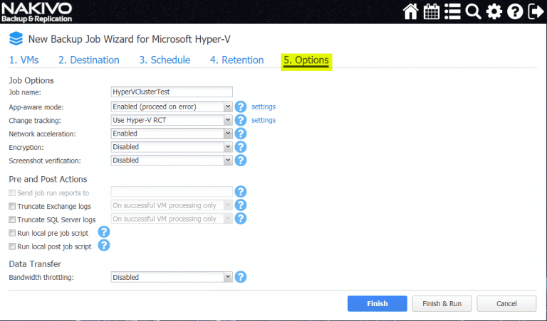 Protect Hyper V Cluster Vms With Nakivo Backups Virtualization Howto