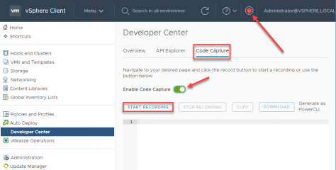 New VMware vSphere 6.7 Update 2 Client Developer Center API Explorer and Code Capture ...