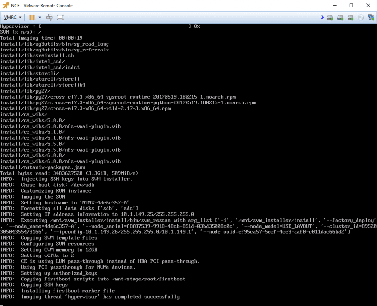 Install Nested Nutanix CE in VMware vSphere ESXi 6.7 Update 1 - Virtualization Howto