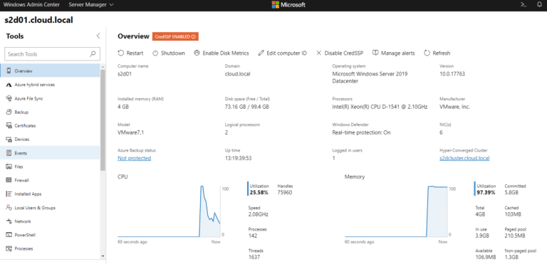 Manage Storage Spaces Direct With Windows Admin Center Virtualization Howto