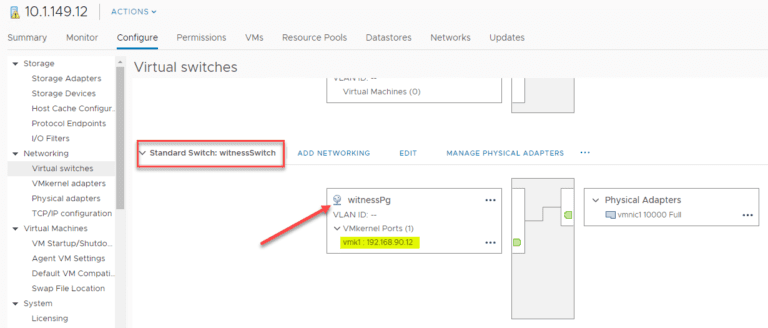 Replacing Vmware Vsan Two Node Witness Host Checklist Virtualization