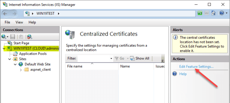 Share Ssl Certificates Between Multiple Iis Servers With Centralized Certificates