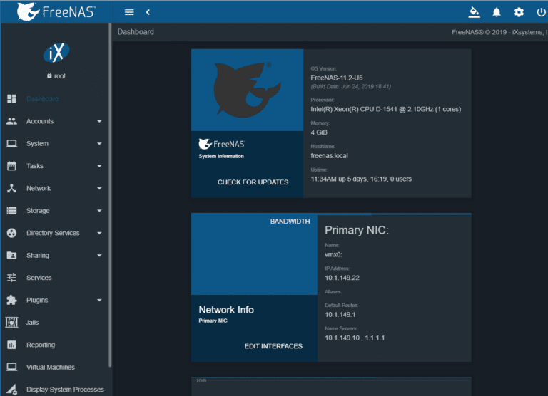 Simulate SAN Storage with FreeNAS 11.2 - Virtualization Howto